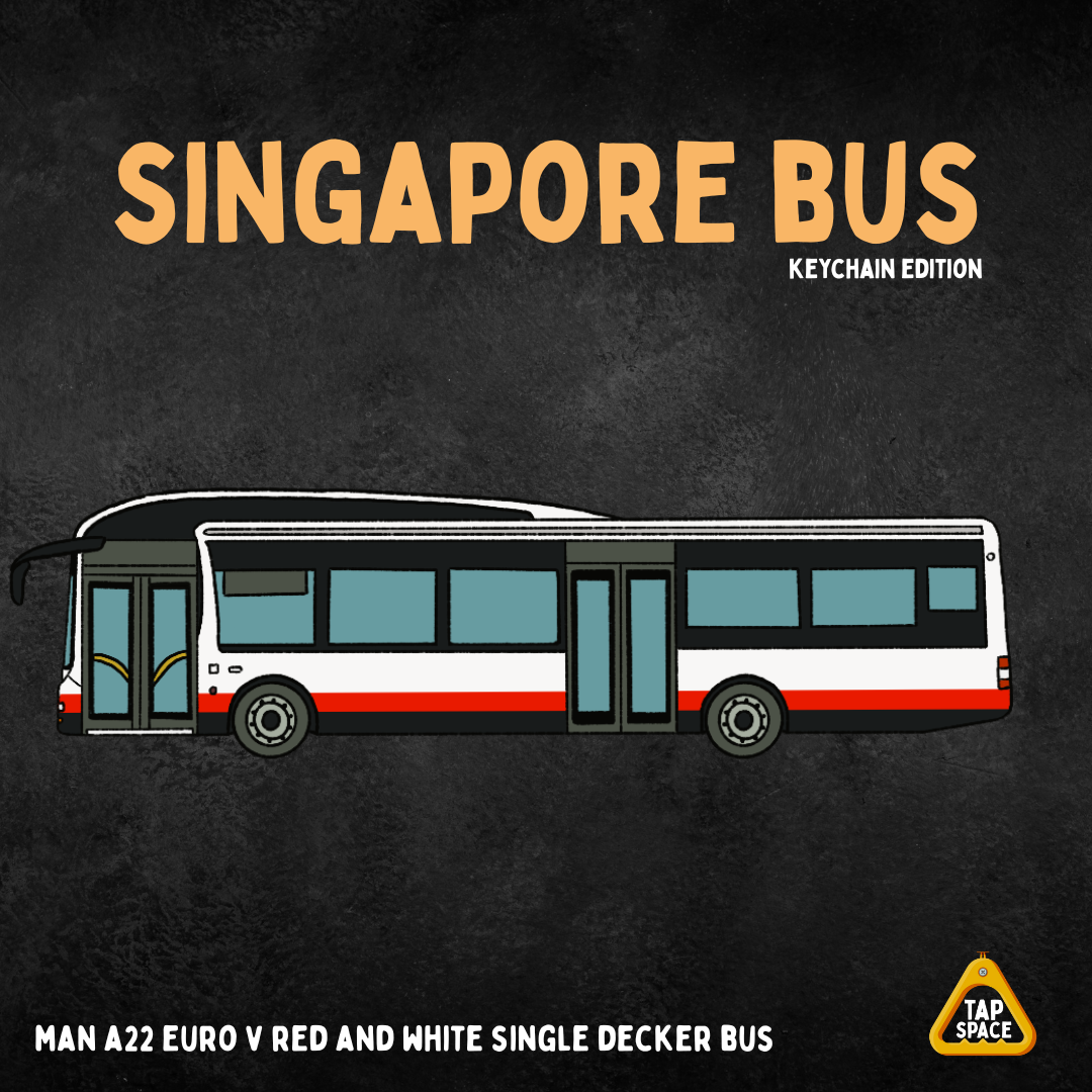 MAN A22 Euro V Green Bus Keychain | Tap Space Singapore