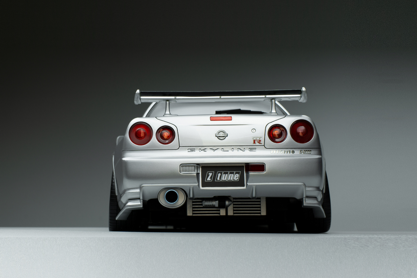 [POP RACE] 1/12 Nissan GT-R Z Tune Silver With Engine